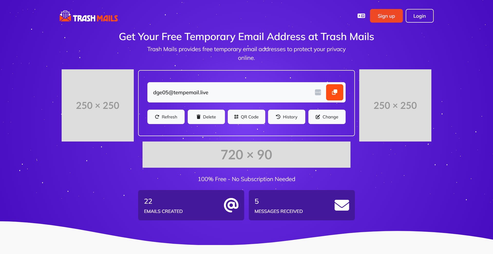Trash Mails - Temporary Email Address System (SAAS) by Lobage | CodeCanyon